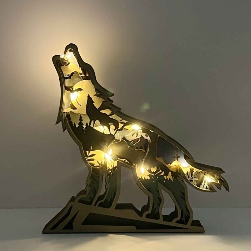 3D wooden Animal Carving Handcraft Gift – Relaxpact