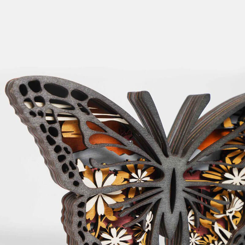 Monarch Butterfly Carving Handcraft Gift – Voowow