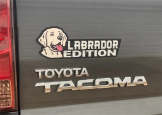 Labrador Car Badge Laser Cutting Car Emblem CE004 – Voowow