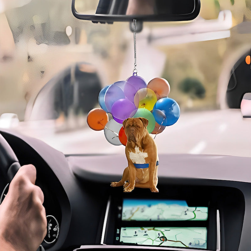 Dogue De Bordeaux Dog Fly With Bubbles Car Hanging Ornament BC044 – Rotikac