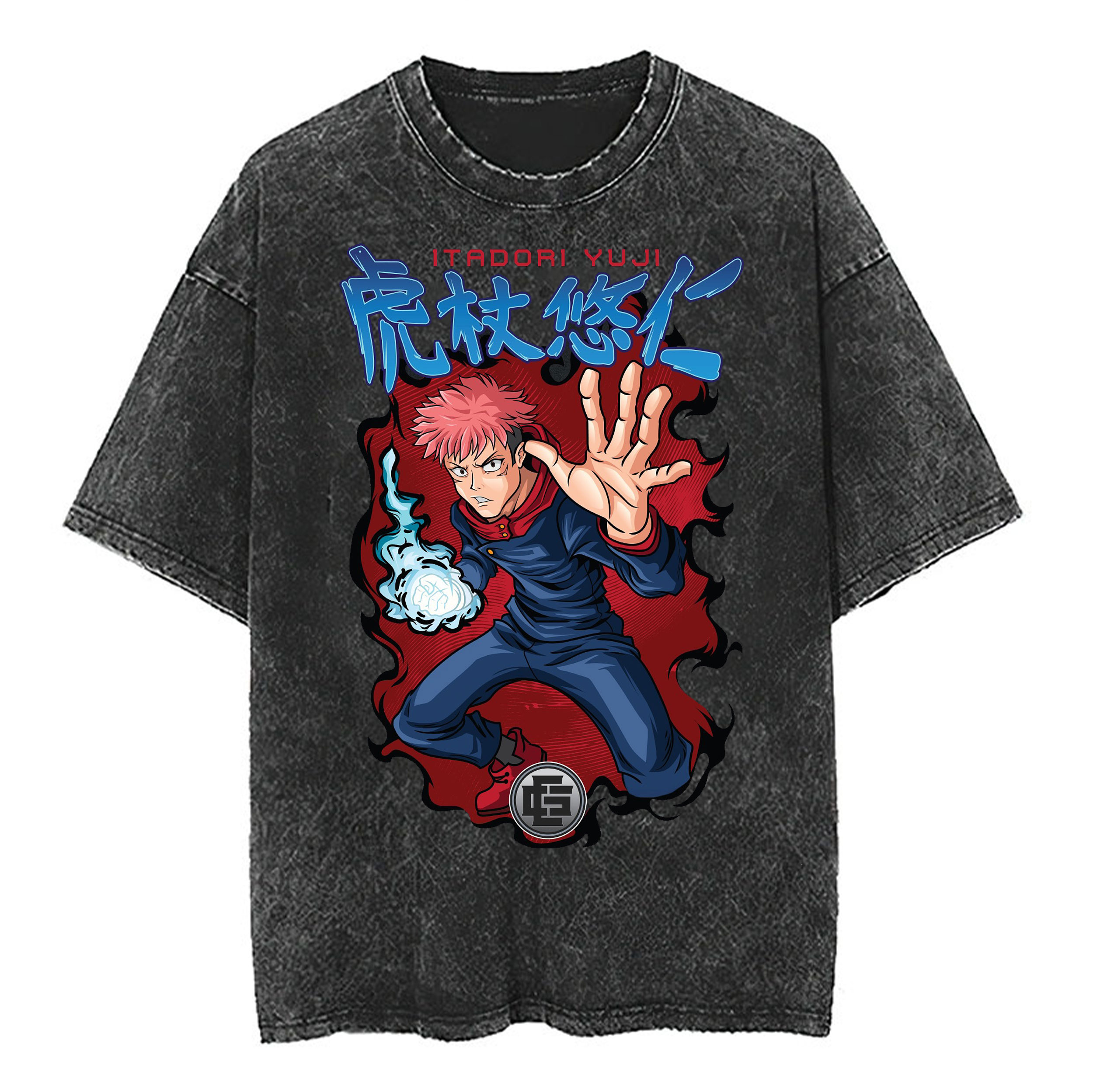 Jujutsu Kaisen Itadori Yuji Washed T-Shirt – Nihon-tiger