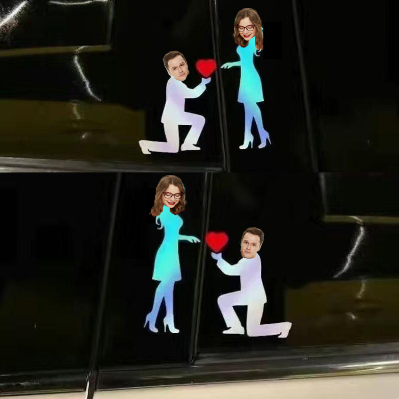 Couple Romantic Car Stickers – Starrywalker