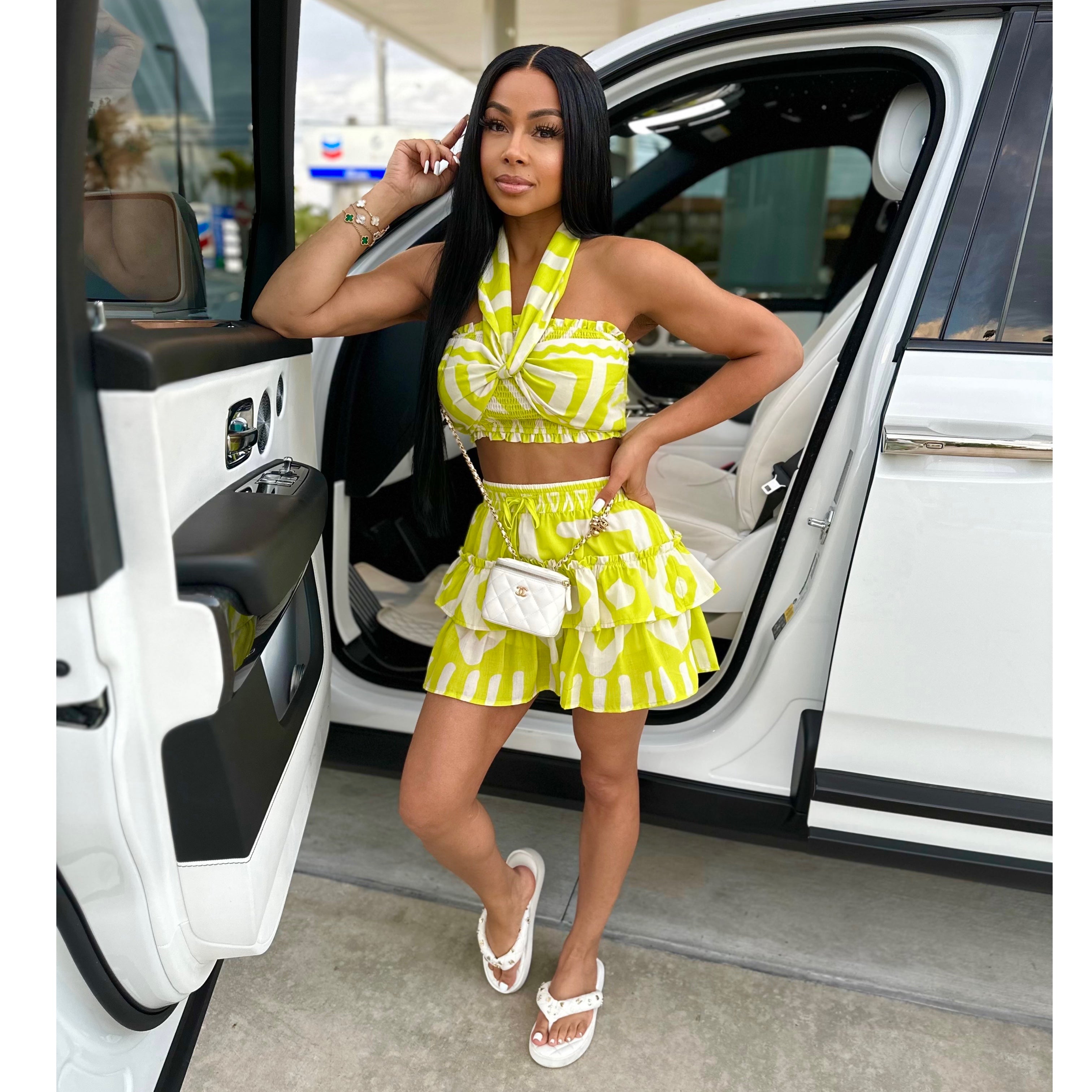 “nevaeh” Skort Set Lestential