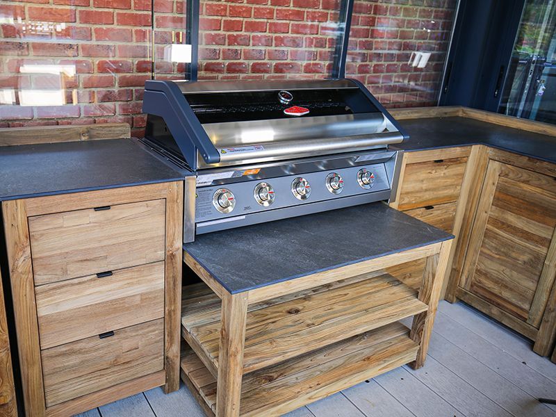 BBQ Table Outdoor Kitchen Unit | Bari – Garden Furniture Centre