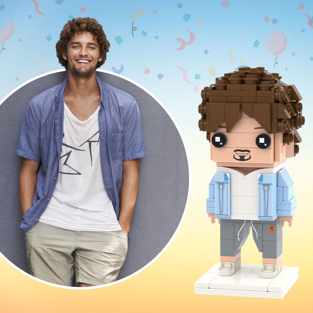Custom Brick Figures Personalized Photo Brick Figures Photo Block Toy