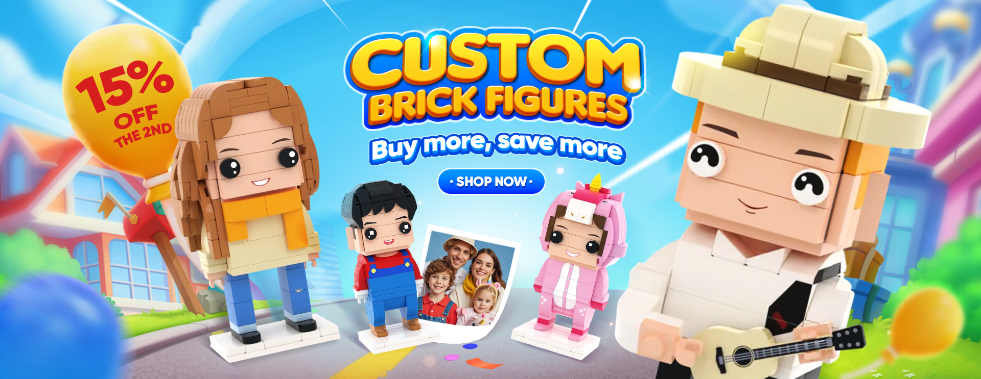 Custom Brick Figures Personalized Photo Brick Figures Photo Block Toy