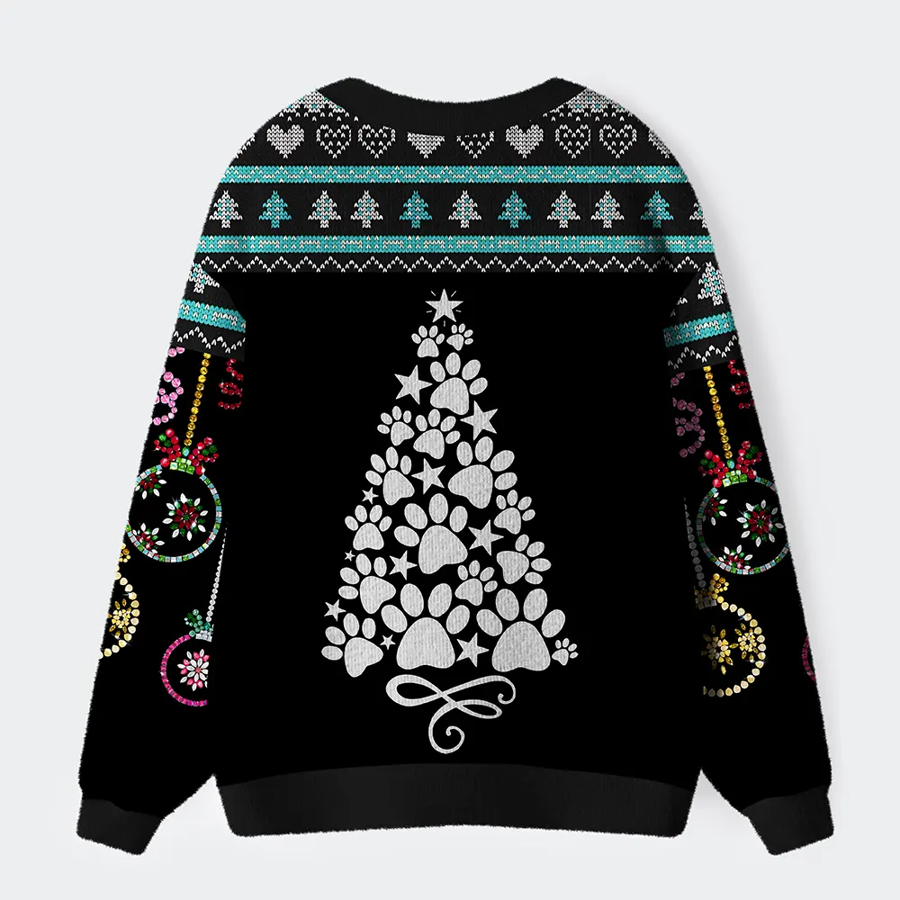 Tokyo-Tiger Cats Are Watching You Closely Ugly Cardigan Sweater – tokyo ...