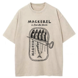 Tokyo-Tiger Mackerel In Tomato Sauce Washed T-Shirt Sale – tokyo-tiger