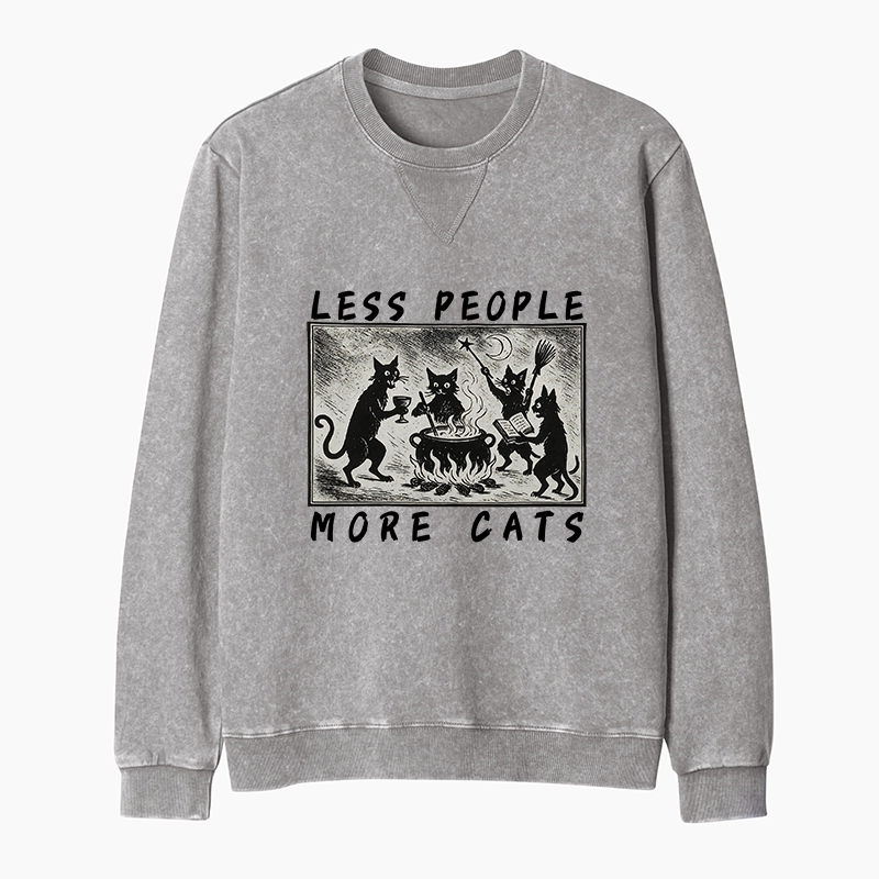 Tokyo-Tiger Cat Sacrifice Ceremony Washed Terry Sweatshirt – tokyo-tiger
