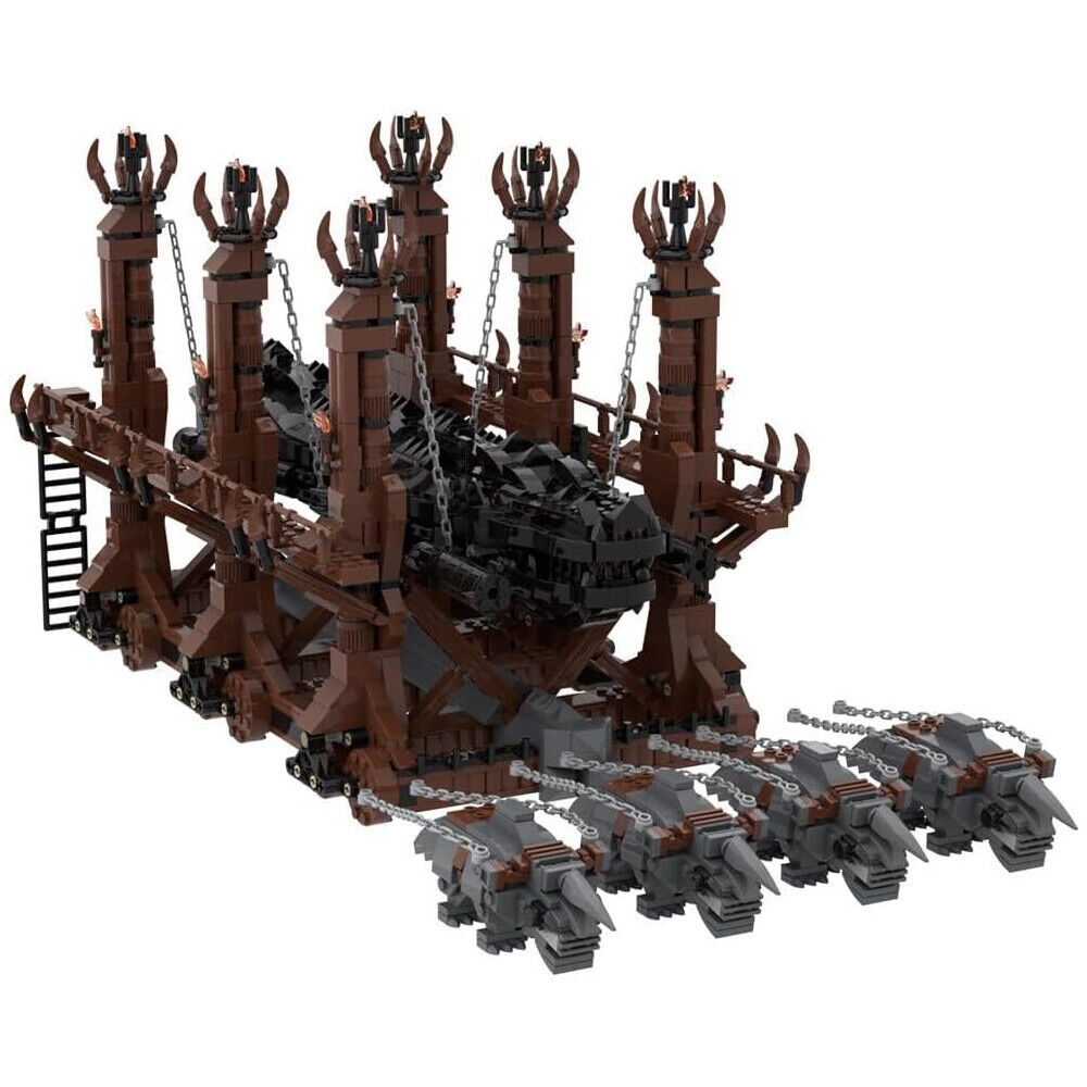 MOC-122034 Medieval Siege Ram Movie Scene Battering Ram Model 2486 ...