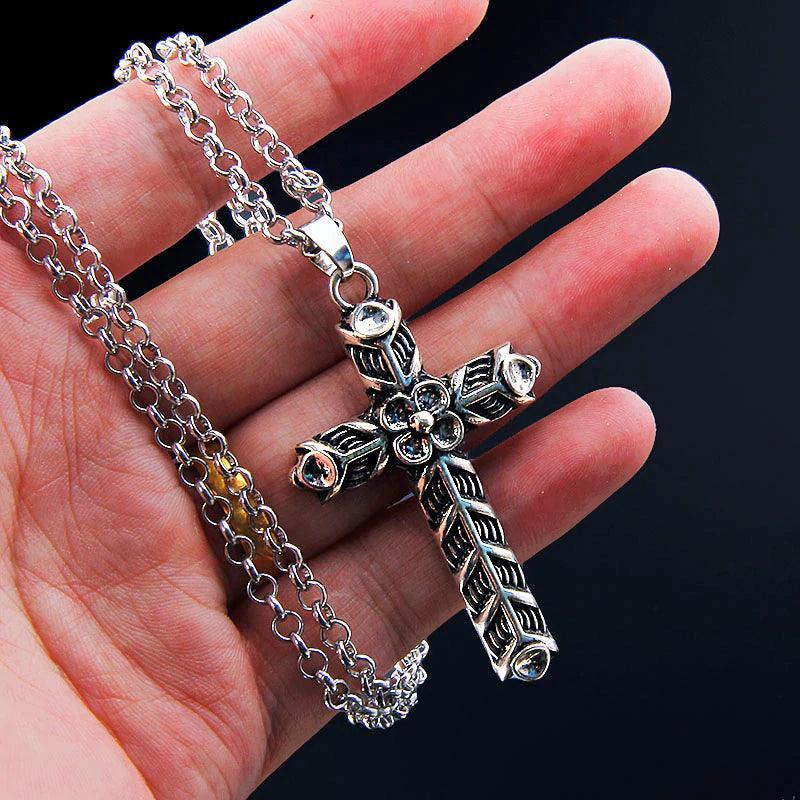 Athelstan cross necklace vikings store