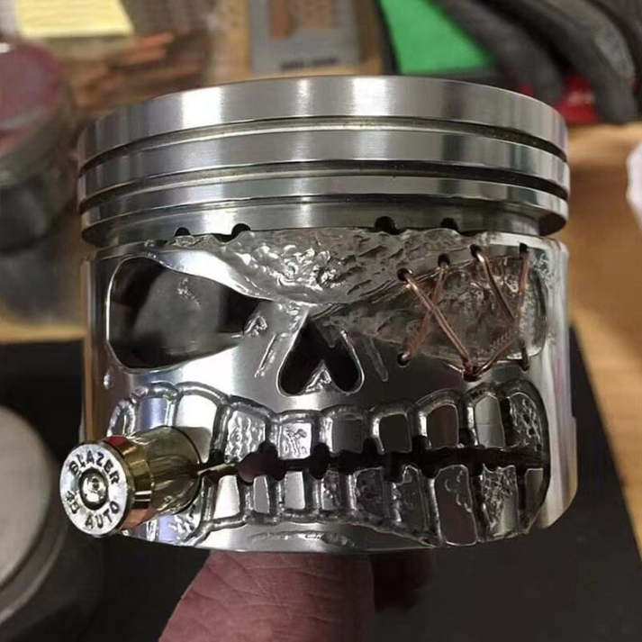 Piston Skull Face Sculpture – Baheey