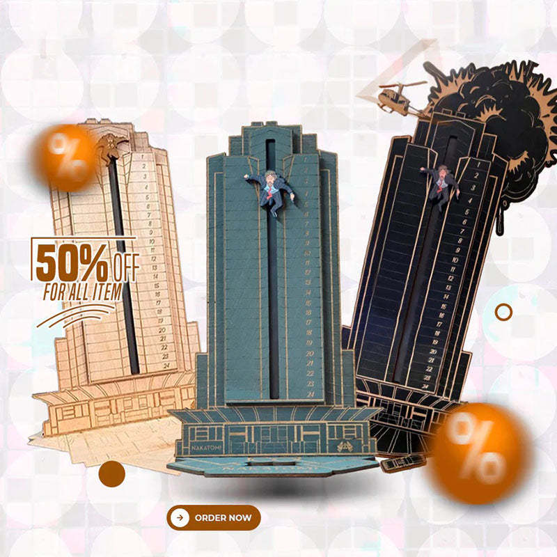 Die Hard Advent Calendar - Hans Gruber Falling Off Of Nakatomi Plaza ...