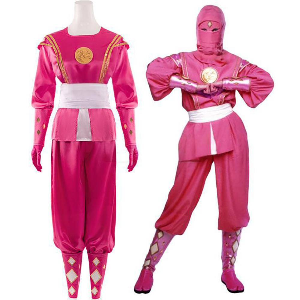 Power Rangers Pink Ninjetti Ranger Pink Ninja Ranger Cosplay Costume ...
