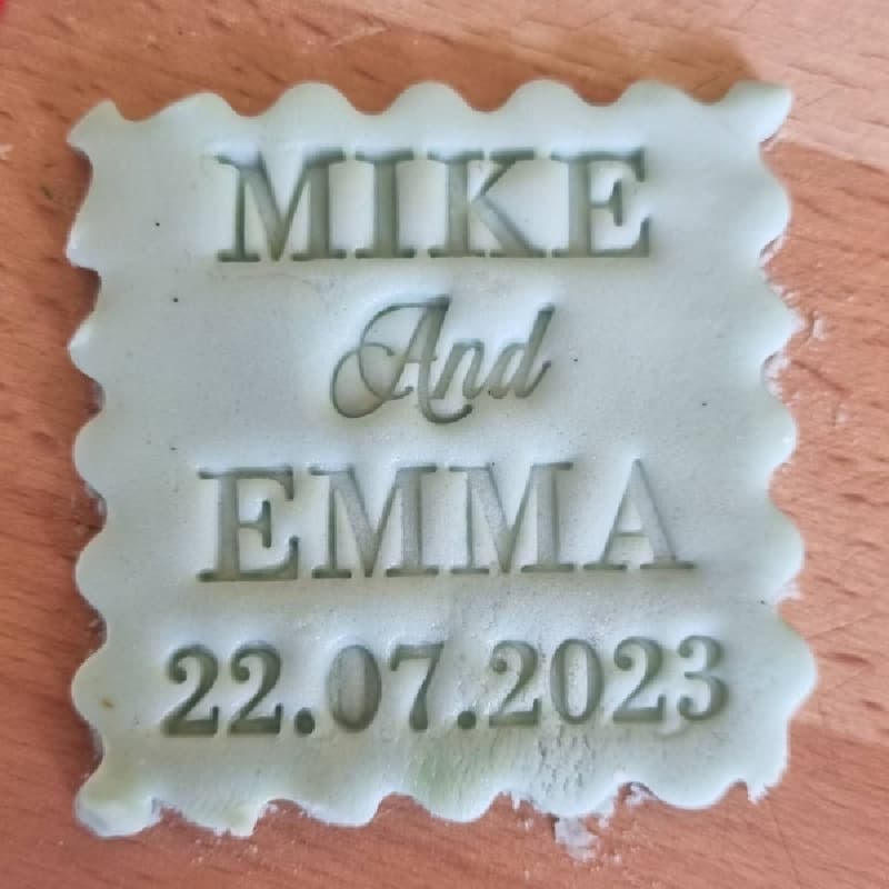 Custom Name & Date Cookie Cutter Personalized Cookie Stamp Kit – Galen Cove