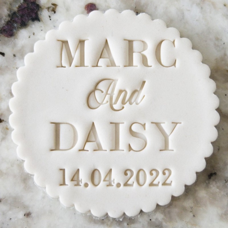 Custom Name & Date Cookie Cutter Personalized Cookie Stamp Kit – Galen Cove