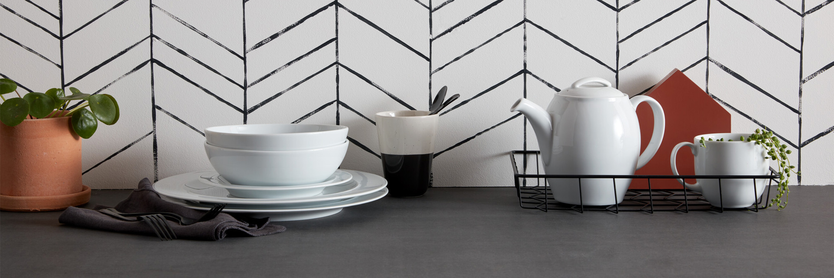 Elements Stone White | Denby Pottery