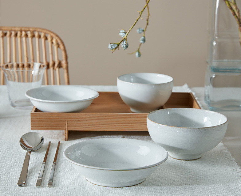 Elements Stone White | Denby Pottery