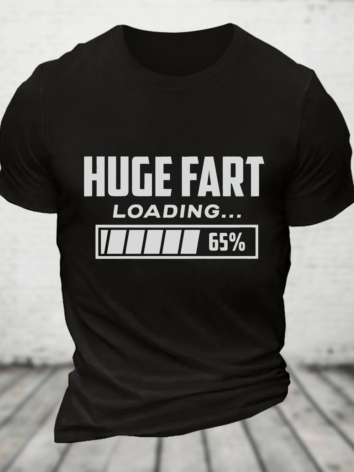 Huge Fart Loading Cotton T-shirt – lilicloth