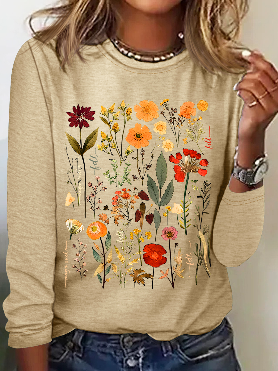 Subtle Anti-T Flowers Shirt (T-Shirt Or Long Sleeves), Anti-Maga Floral ...