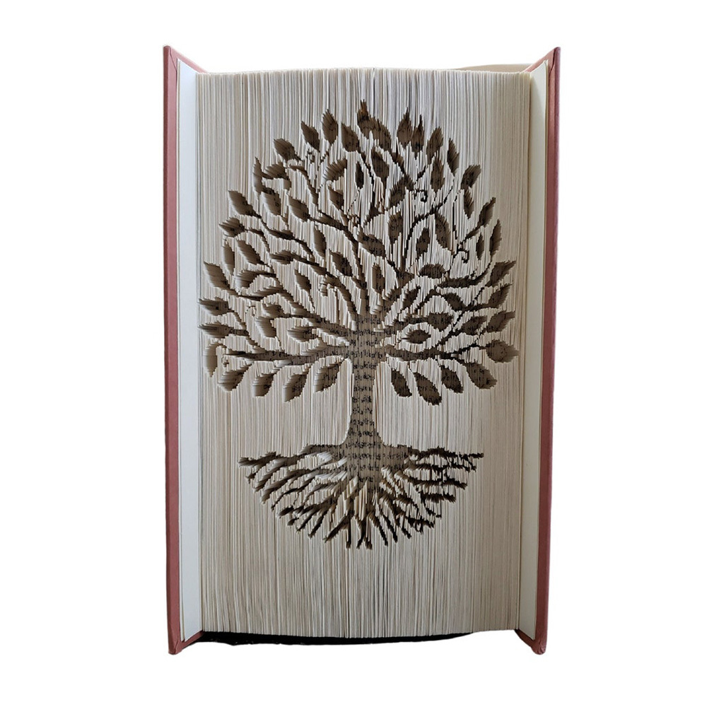 Book Folding Tree Pattern - Step-by-Step Tutorials by Custwit