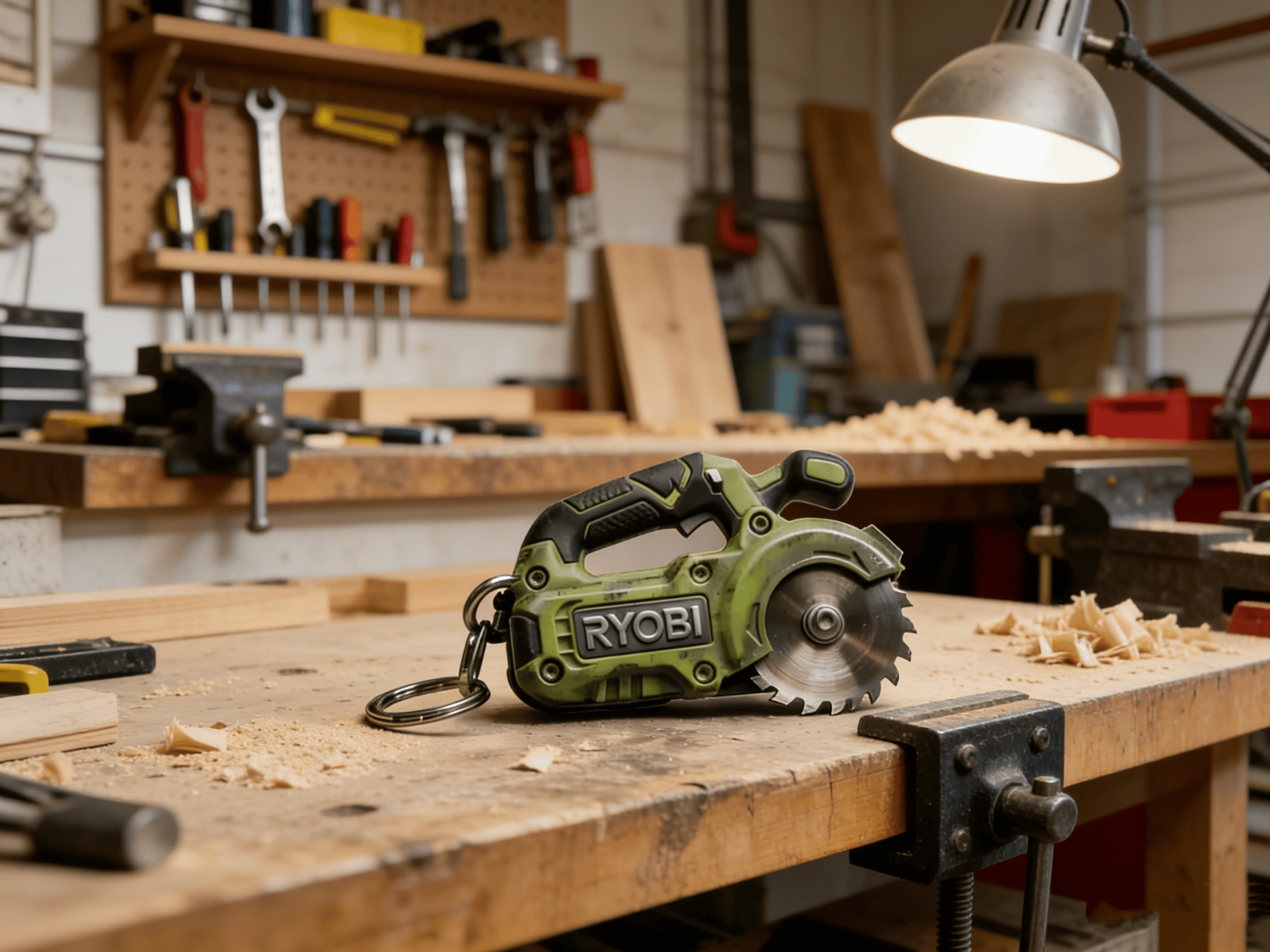 2-in-1 Ryobi-Inspired Mini Saw Keychain: Real Micro Cutting Tool + Too ...