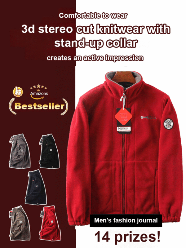 Norwegian high-end outdoor brand【Double-sided fleece-lined jacket】99% ...