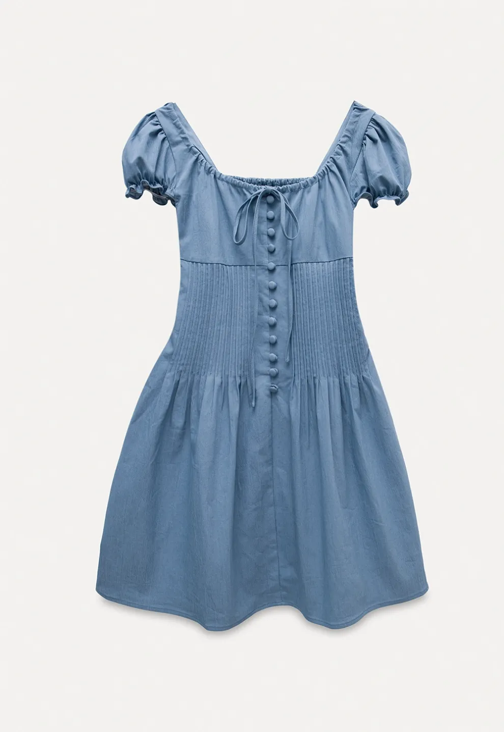 Square Neck Puff Sleeve Dress – EGGKA