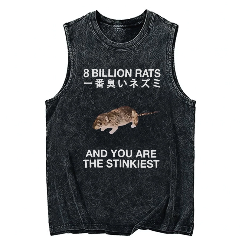 Tokyocanvas World's Stinkiest Rat Washed Tank – tokyocanvas