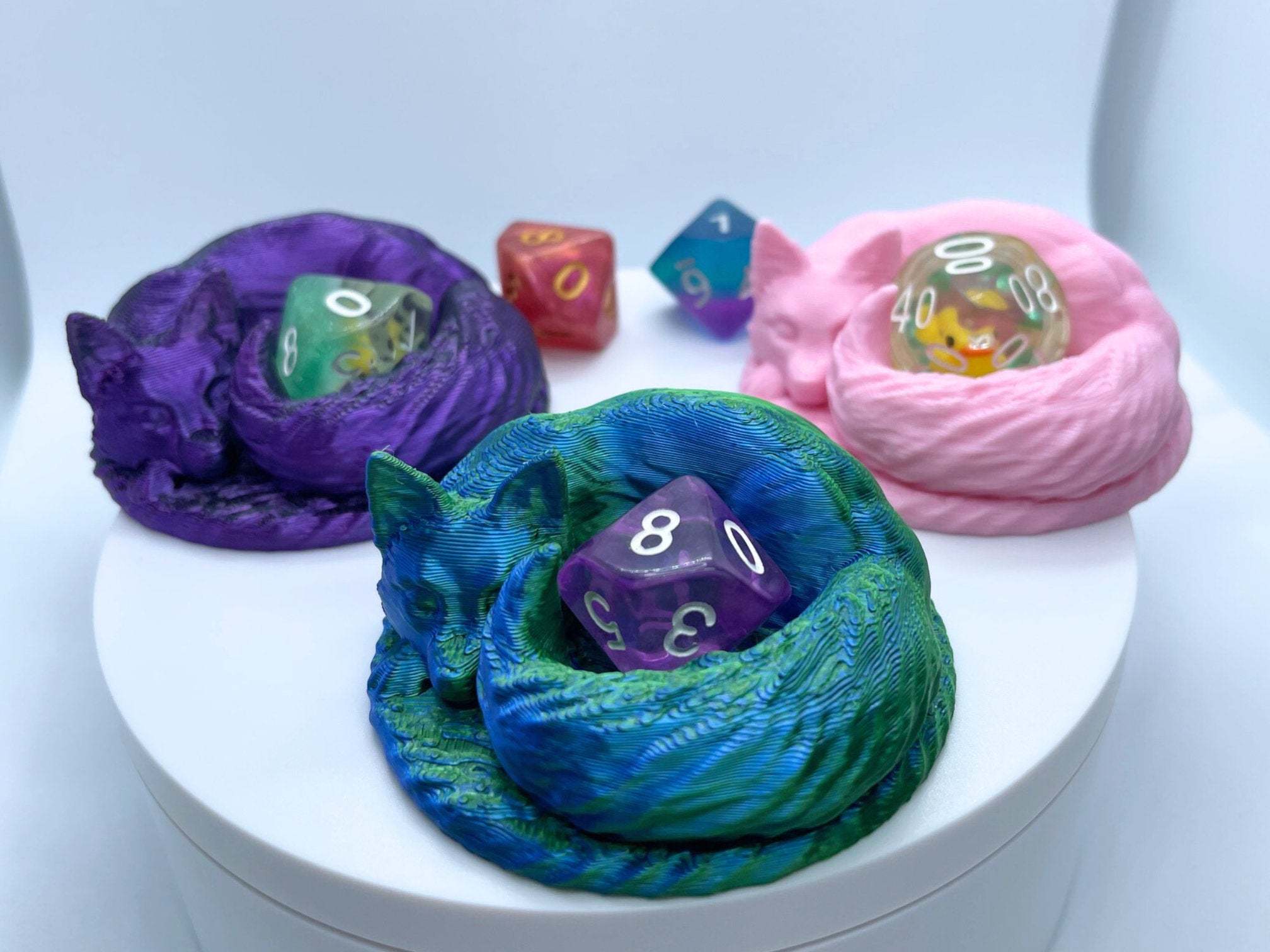 FOX DICE GUARDIAN + Mystery D20 (Random Color) – Dice Legend