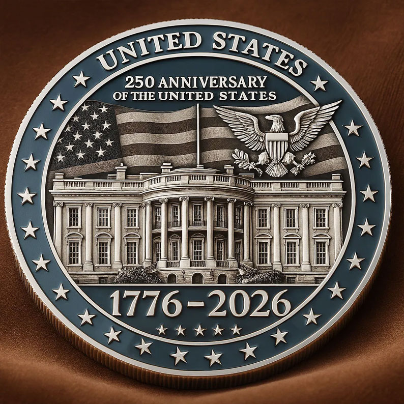 Celebrate the Legacy - Commemorative 250th Anniversary U.S. Coins ...