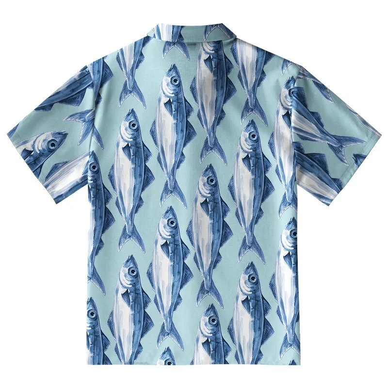 School Of Fish Aloha Hawaiian Shirt – FujiSakuras
