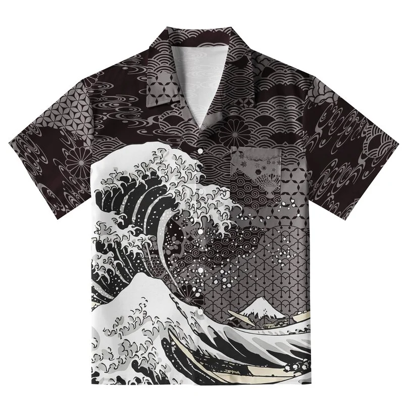 Great Wave Off Fuji Aloha Hawaiian Shirt – FujiSakuras