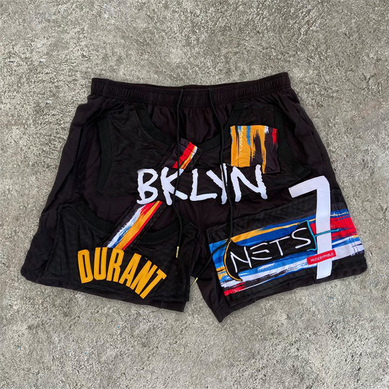 Preppy Digital Print Basketball Shorts – 𝒍𝒂𝒌𝒏𝒐𝒌