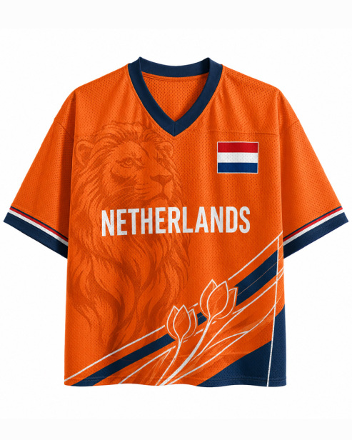 TheRetroTee Custom Name Number Netherlands Soccer Mesh Jersey – MinoCustom