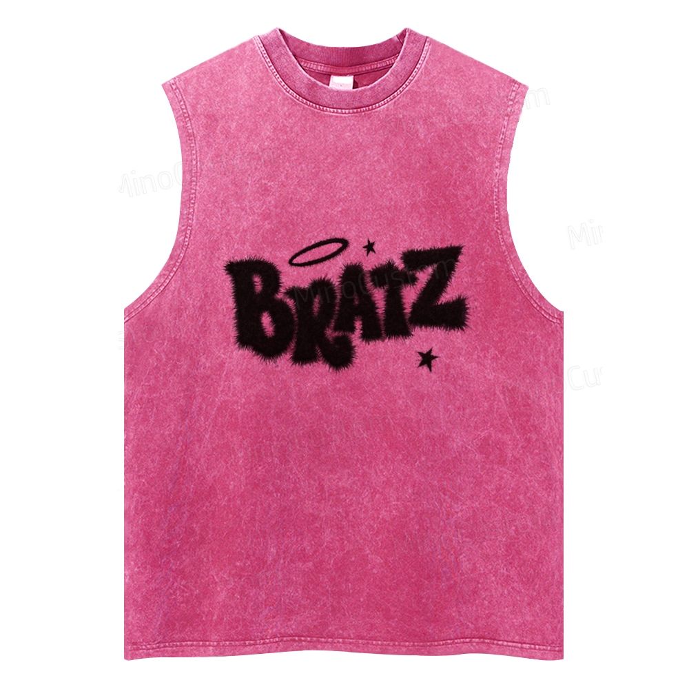 Vintage Washed Bratz Graphic Tank Top – MinoCustom