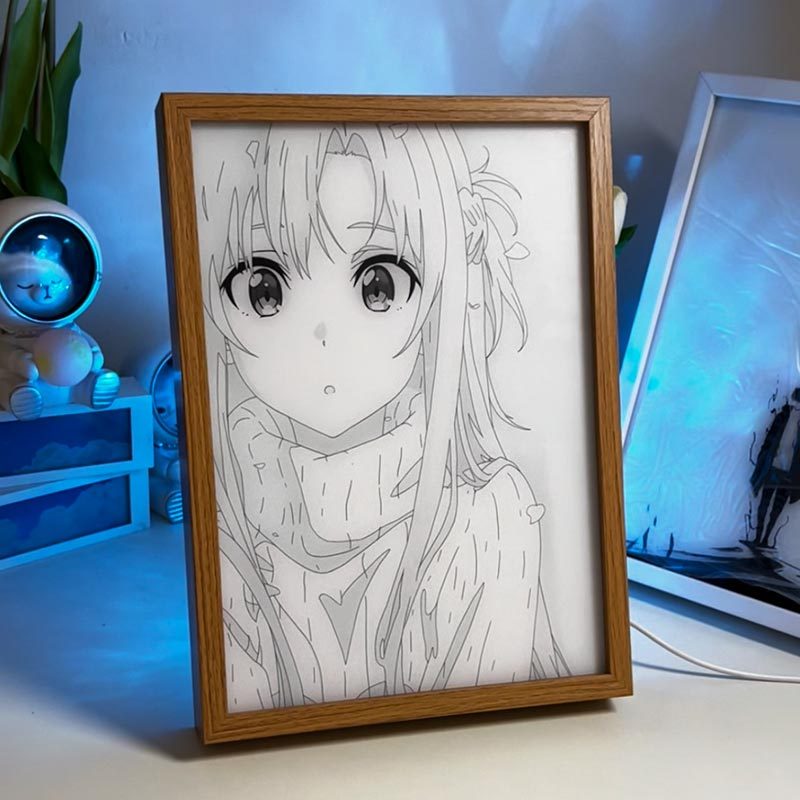 Anime Light Box Art | Custom LED Art & Ambient Light Frame | Basesunworks