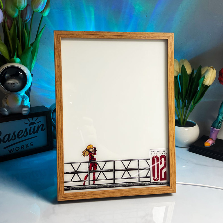 Anime Light Box Art | Custom LED Art & Ambient Light Frame | Basesunworks