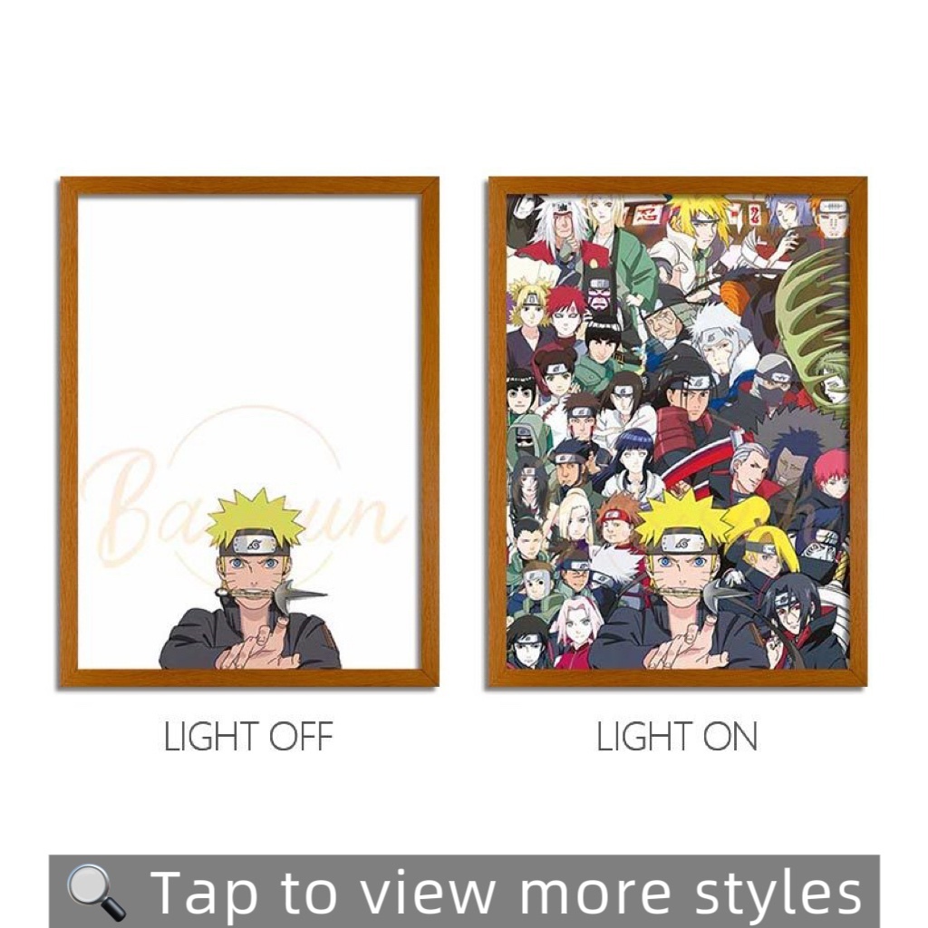 Custom LED Light Painting Frames | Anime & Art Gifts – BasesunWorks