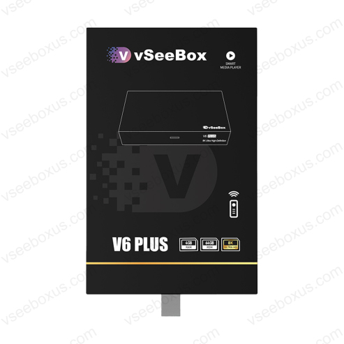 vSeeBox V6 Plus | 8K HDR Android 14 TV Box | Multi-Screen Ready ...
