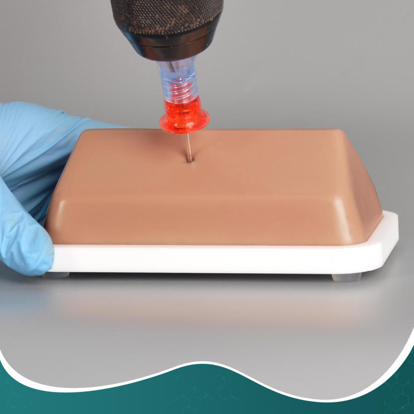 Angled IO Injection Trainer | Basic Tibial Intraosseous Model – MedEduQuest