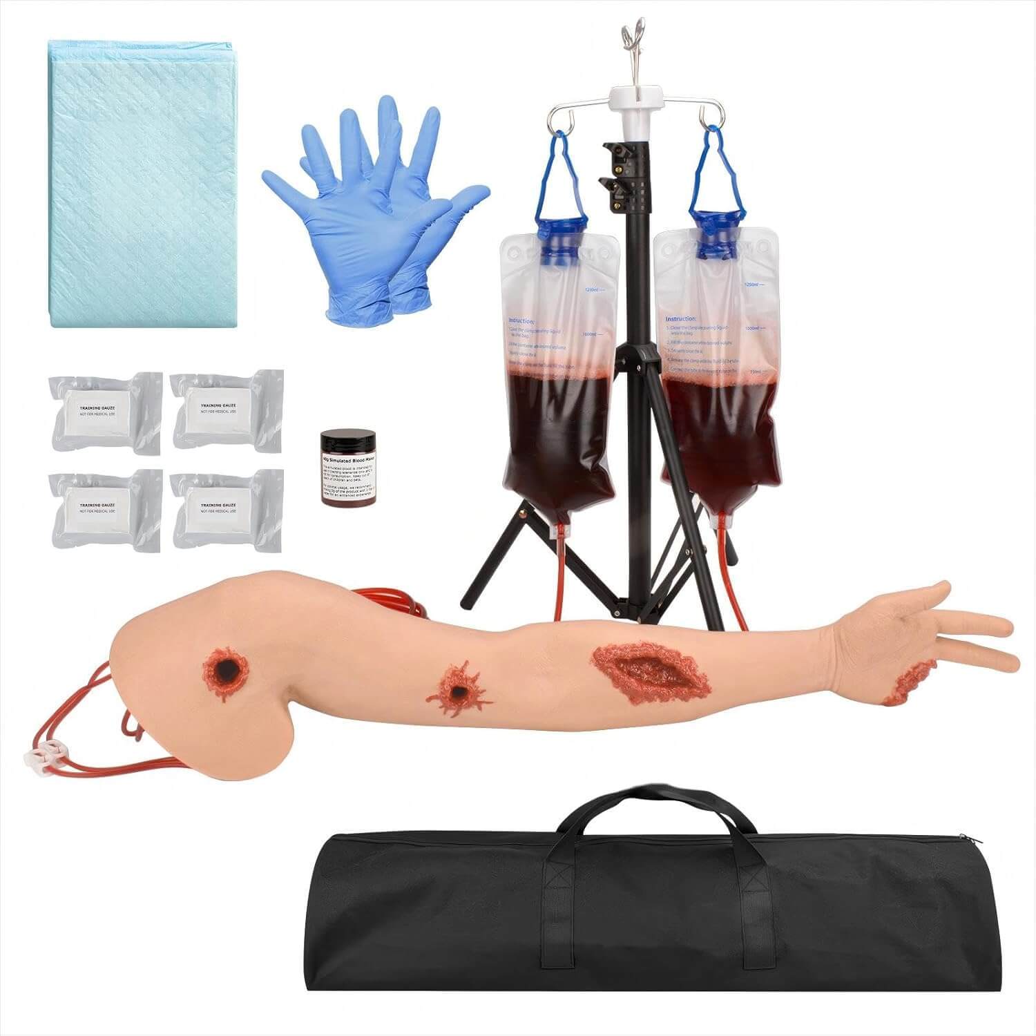 Multiple Wounds Haemorrhage Control Arm Trainer (Light Skin) – MedEduQuest