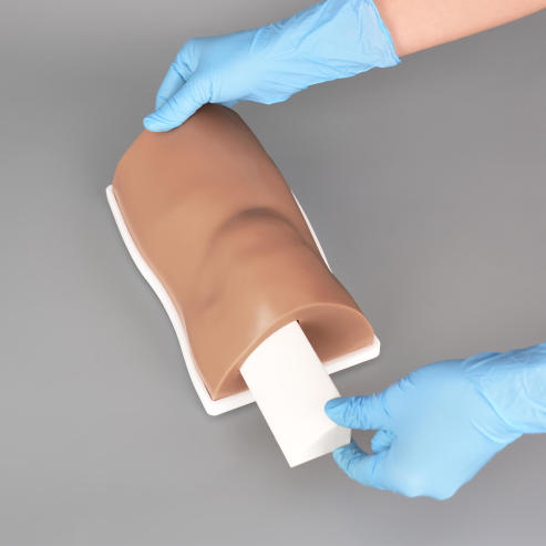 Advanced Intraosseous(IO) Tibia Trainer with Replaceable Bone – MedEduQuest