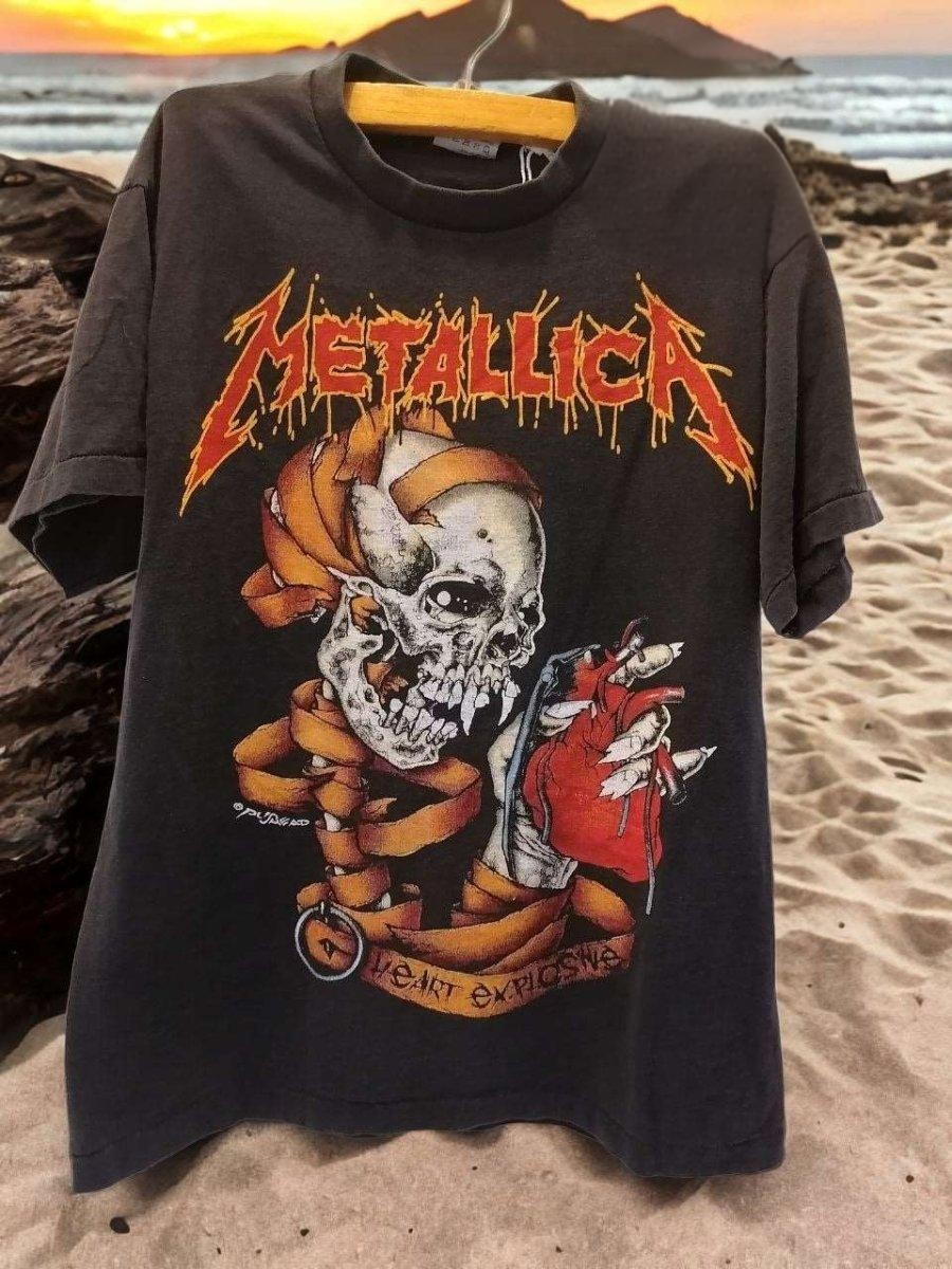 Metallica Pushead Heart Explosive unisex T shirt – Chiceis