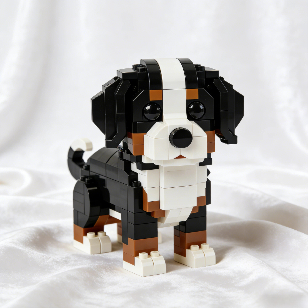 Brick Dogs—Bernese Mountain Dog Brick Set