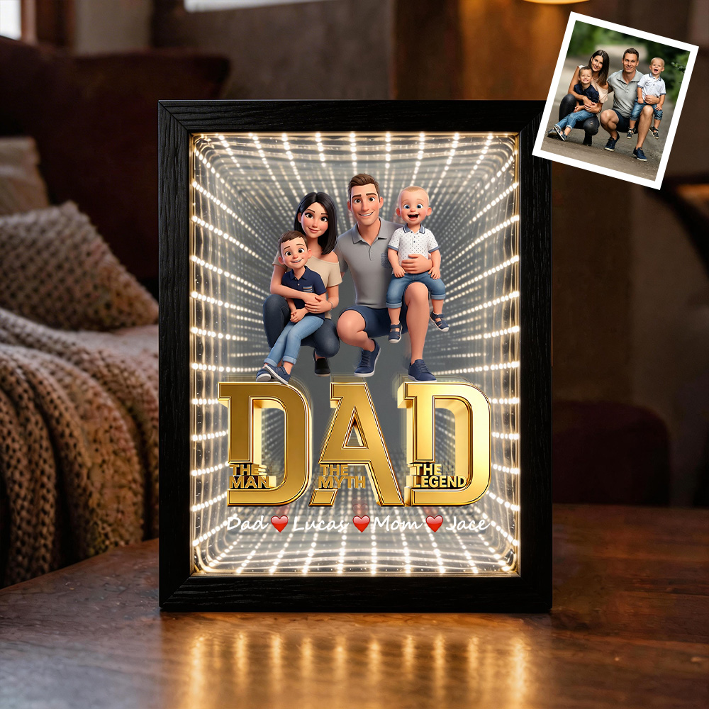 Infinity Mirror Light Box For Father tt – mekesllser