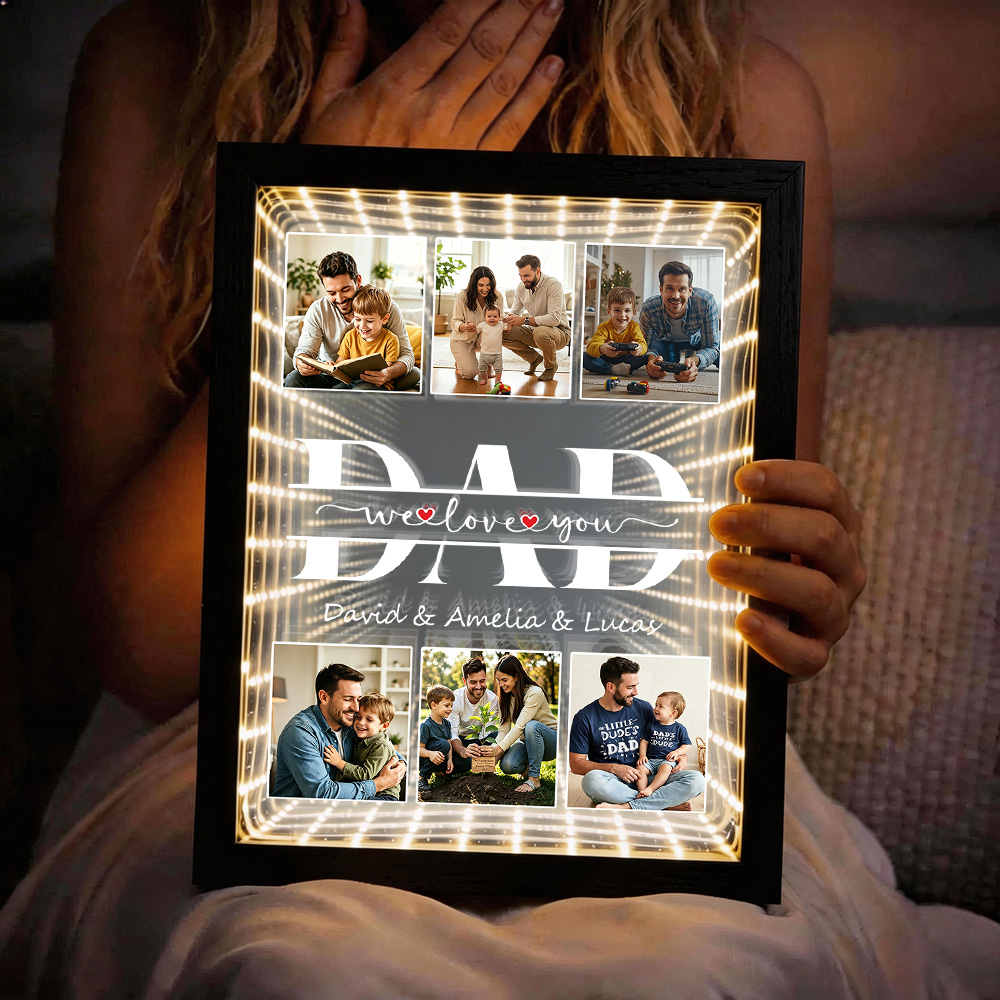 Infinity Mirror Light Box For Father tt – mekesllser
