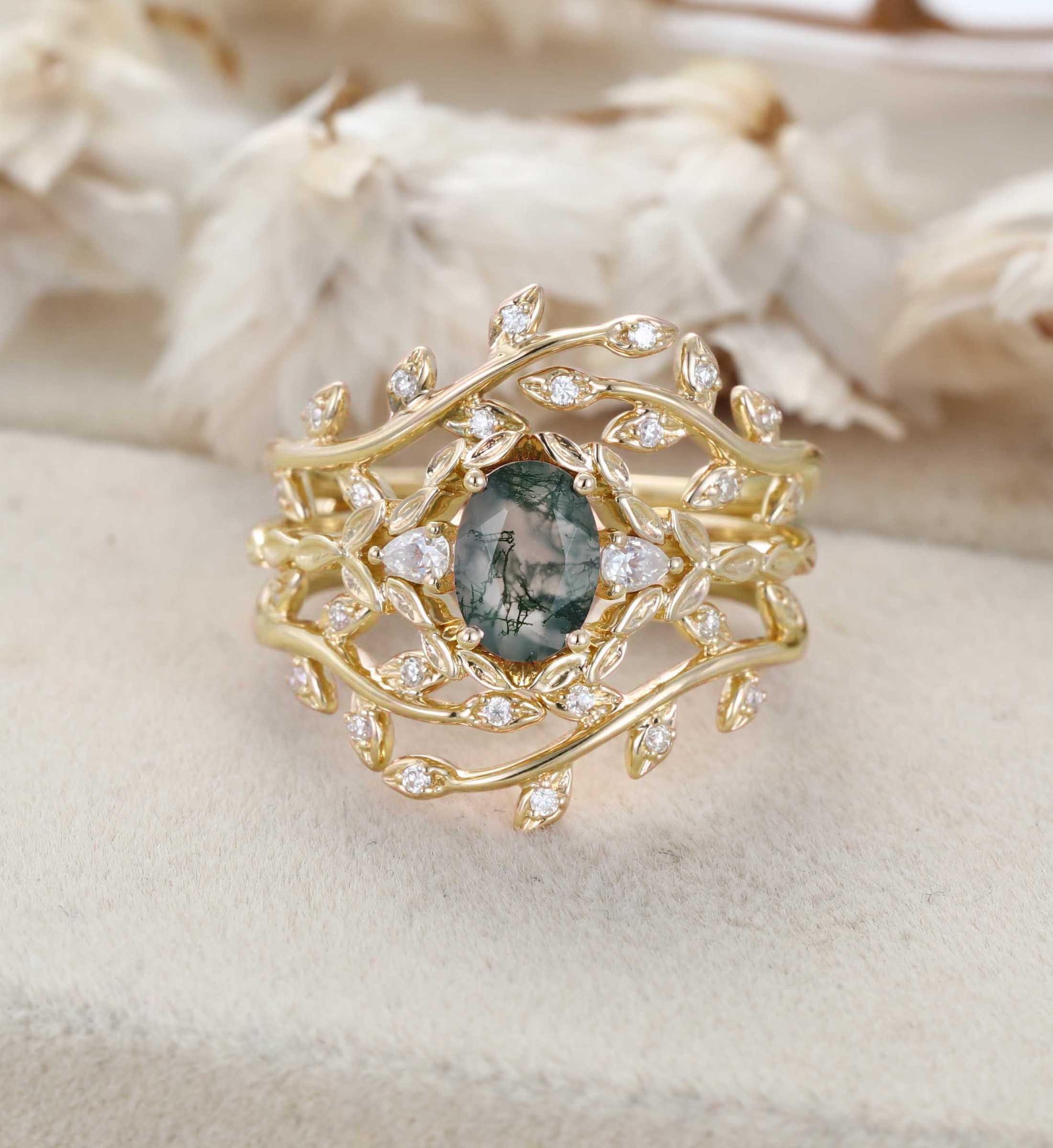 agate stone ring design