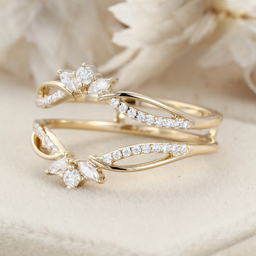 stackable wedding rings gold