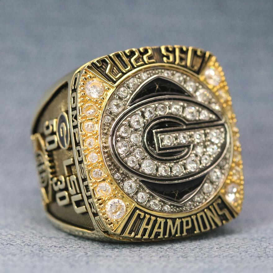 2022 Georgia Bulldogs SEC Championship Ring Official Style